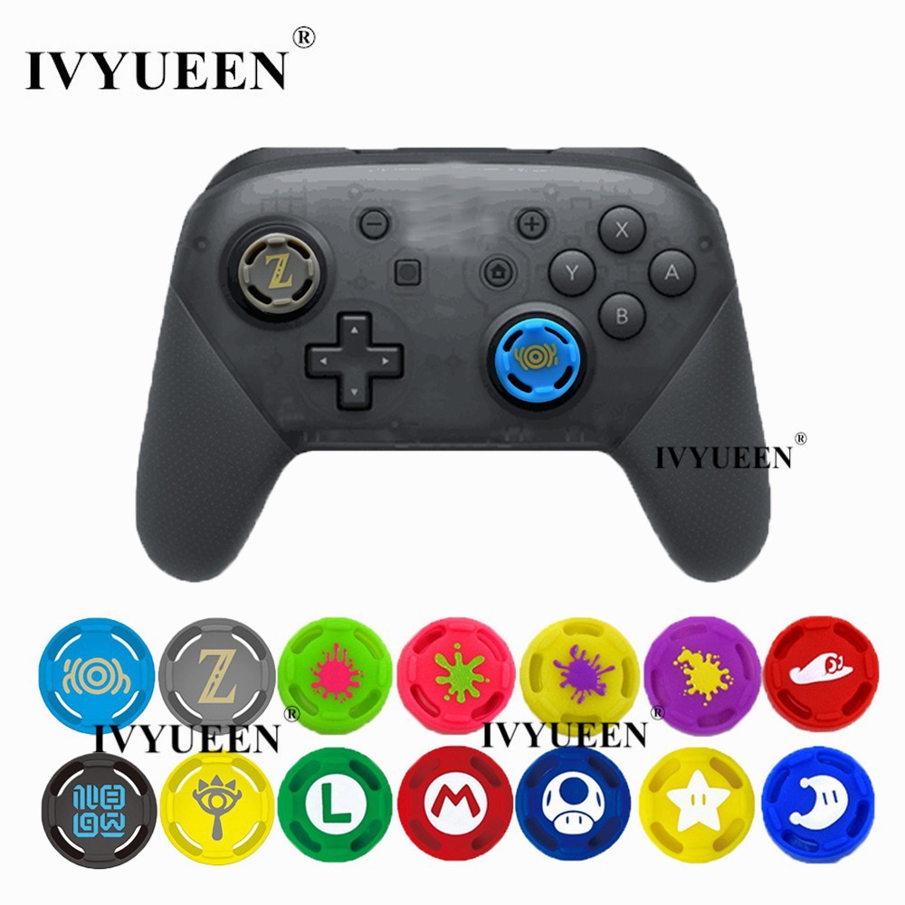 IVYUEEN 2 pcs Silicone Analog Thumb Stick Grip Caps for Nintendo Switch ...