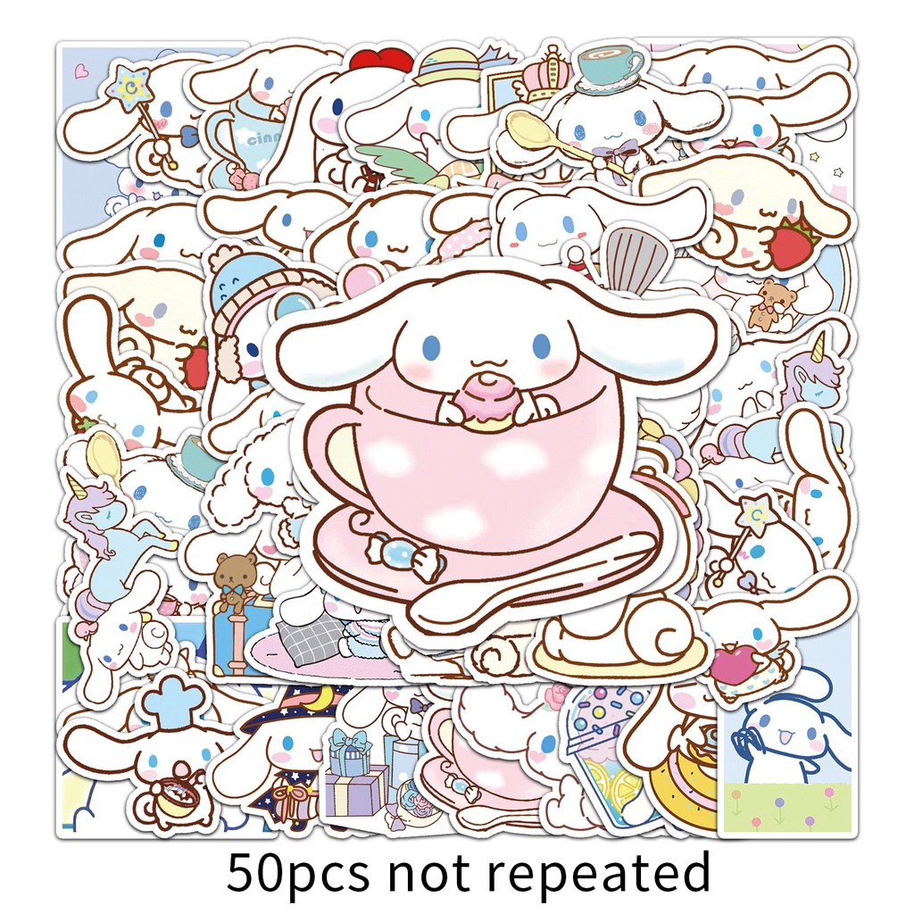 【Any 2 at $7.99】50 pcs Sanrio Cinnamoroll sticker ezlink card stickers ...