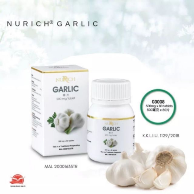 Nurich Garlic Tablet (Original) | Shopee Singapore