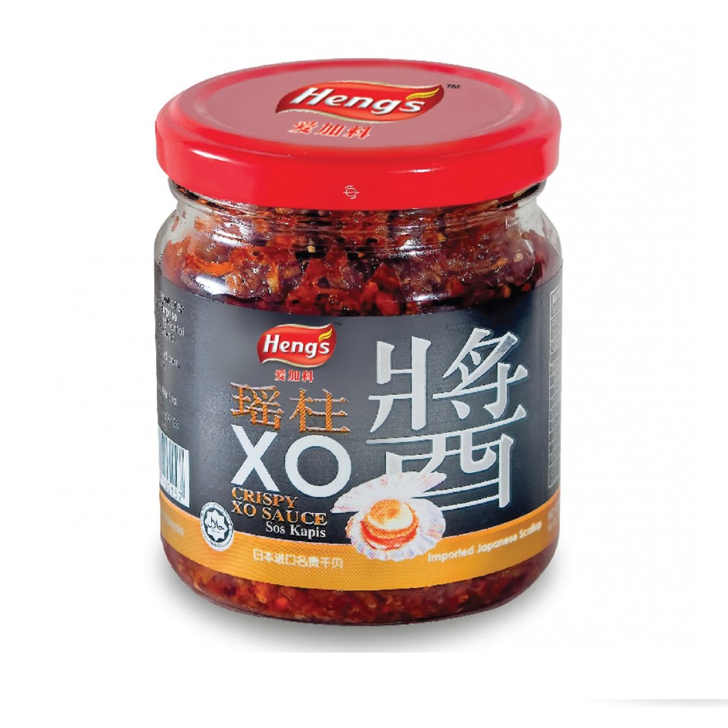 HENG'S Crispy XO Sauce 爱加料瑶柱XO酱 180g | Shopee Singapore