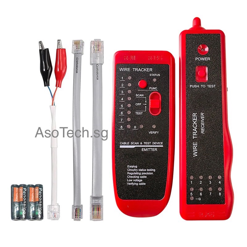 Wire Tracker Network Line Finder RJ11 RJ45 Telephone Network Cable ...