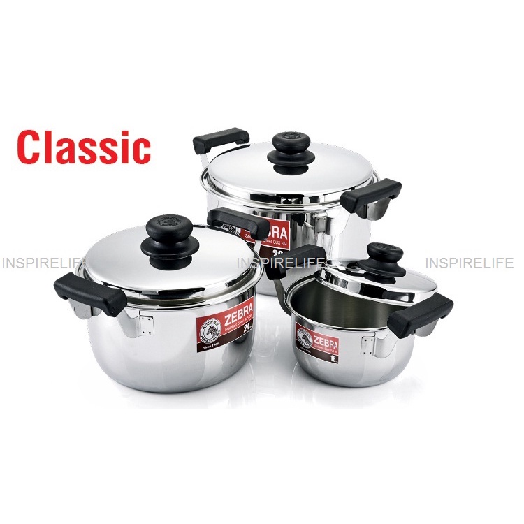 Zebra / Carry Sauce Pot 20cm 22cm 24cm 26cm 28cm Stainless Steel ...