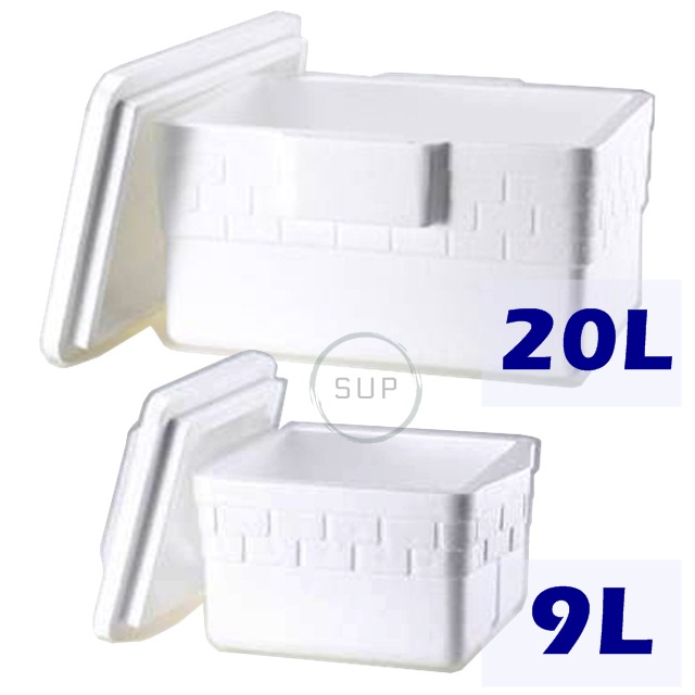 Styrofoam Ice Box (9L / 20L )/ Cooler Box / Picnic box /Gabus / Foam ...