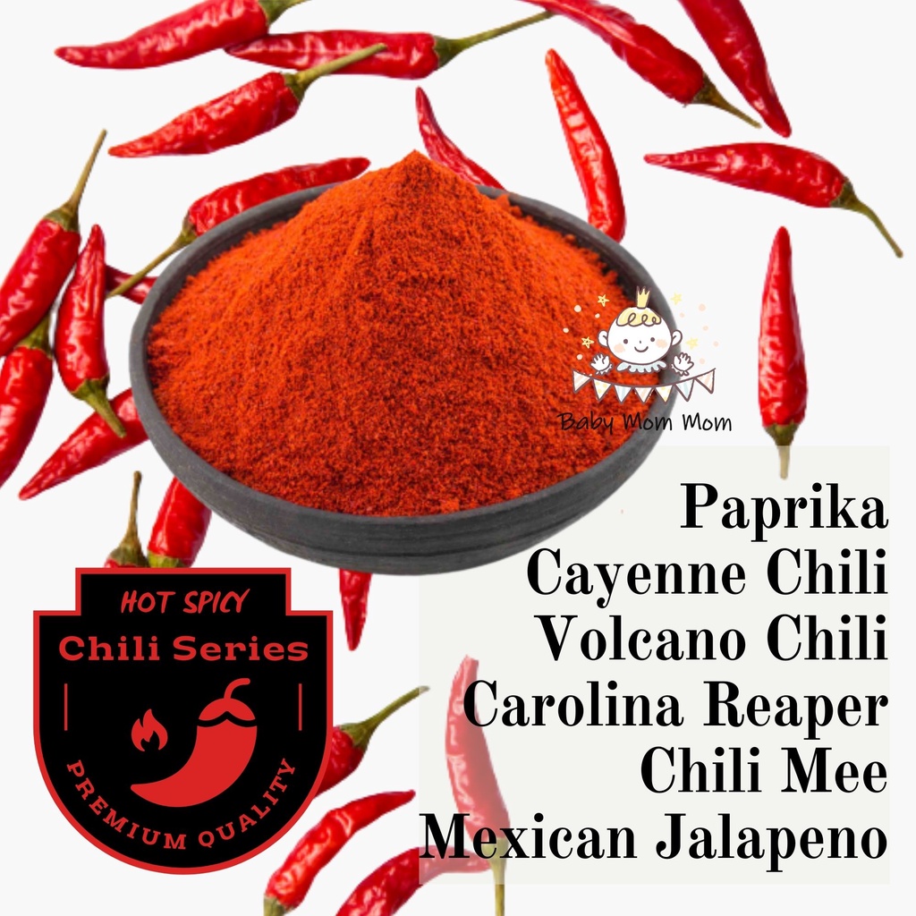 Chili Powder | Cayenne Chili Flake/ Powder | Carolina Reaper | Volcano ...