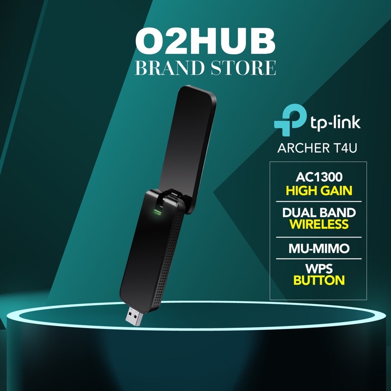 TP-Link ARCHER T4U AC1300 MU-MIMO Wireless USB 3.0 Wifi Receiver ...