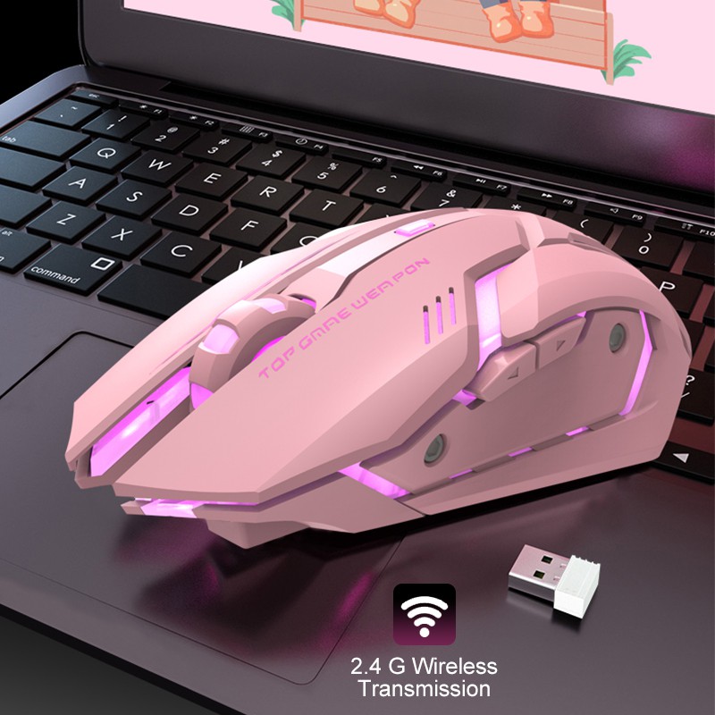 Wireless optical mouse pink mouse wireless USB mouse Wireless pink ...