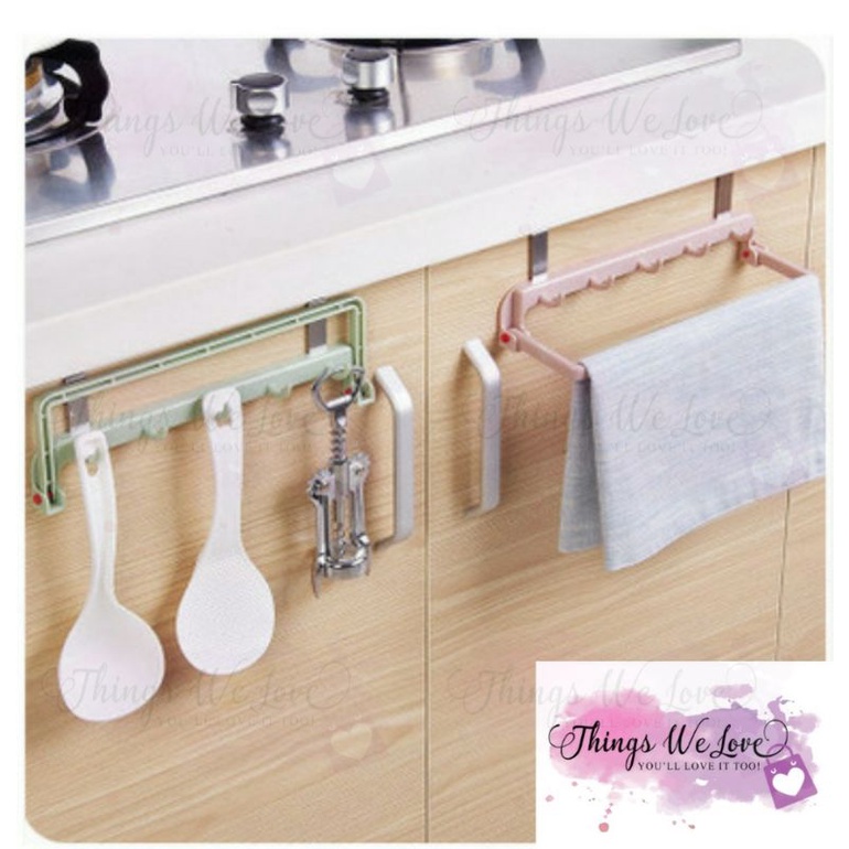[SG SELLER] [SG STOCKS] Hook On Door Kitchen Rag Cloth Towel Rag ...