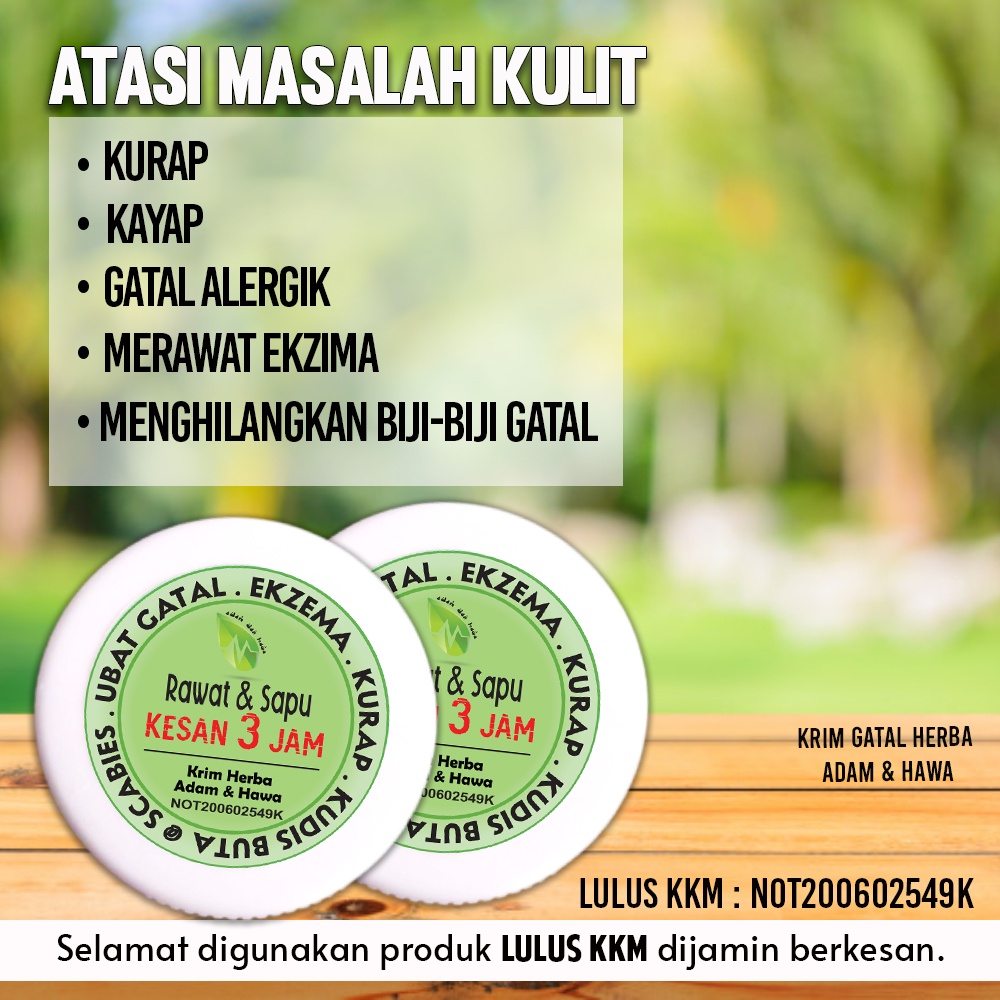 Herbal Eczema Cream/Antifungal Ubat Gatal Kulit + | Shopee Singapore