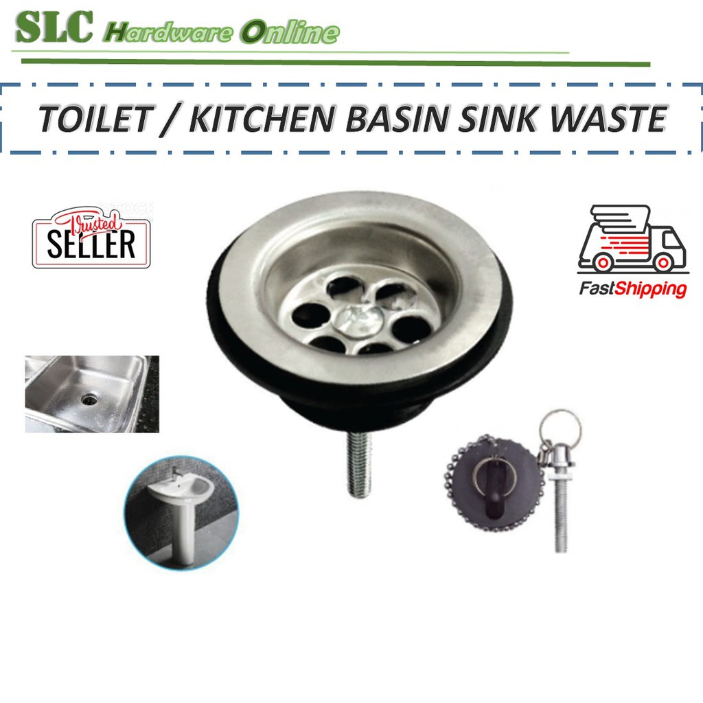 32mm 40mm Basin Ceramic / Kitchen Sink Waste Strainer (1-1/4" 1-1/2 ...