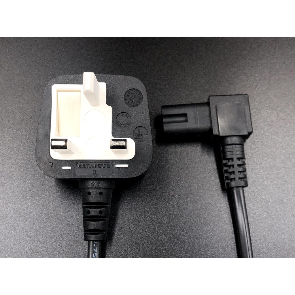 Sg Seller - Power Cord 1.80M UK-C7 Volex Safety Mark 3pin Plug BS-1363 ...