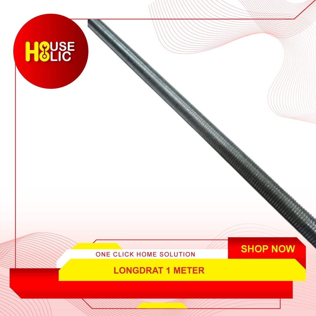 Longdrat Long Drat M6 x 1 Meter / As Drat Asdrat / Long Derat M8 x 1 ...