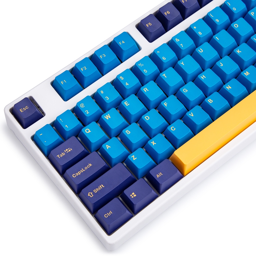 PBT Keycaps Two-Color 126Keys OEM Profile Keycap Mechanical Keyboard ...