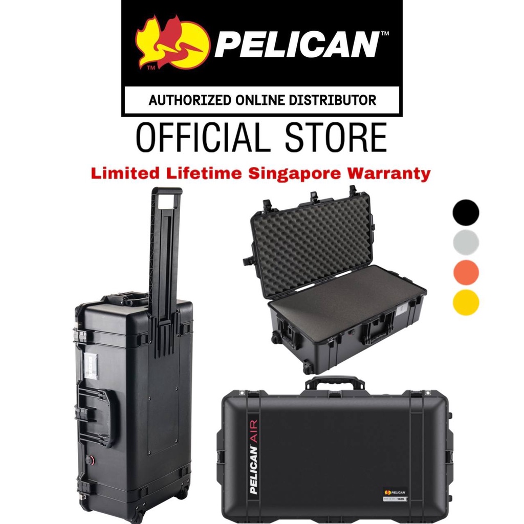 Pelican 1615 Wheeled Air Case with Foam Assorted Colours Available | Shopee Singapore