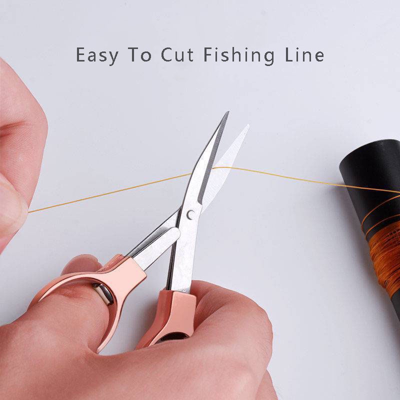 New Fishing Line Cutter Scissors Stainless steel Clipper Nipper Folding ...