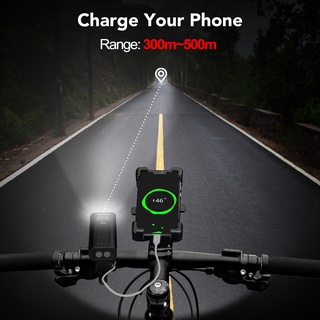 NEWBOLER Bike Light 10000mAh USB Rechargeable 4800 Lumens Waterproof ...