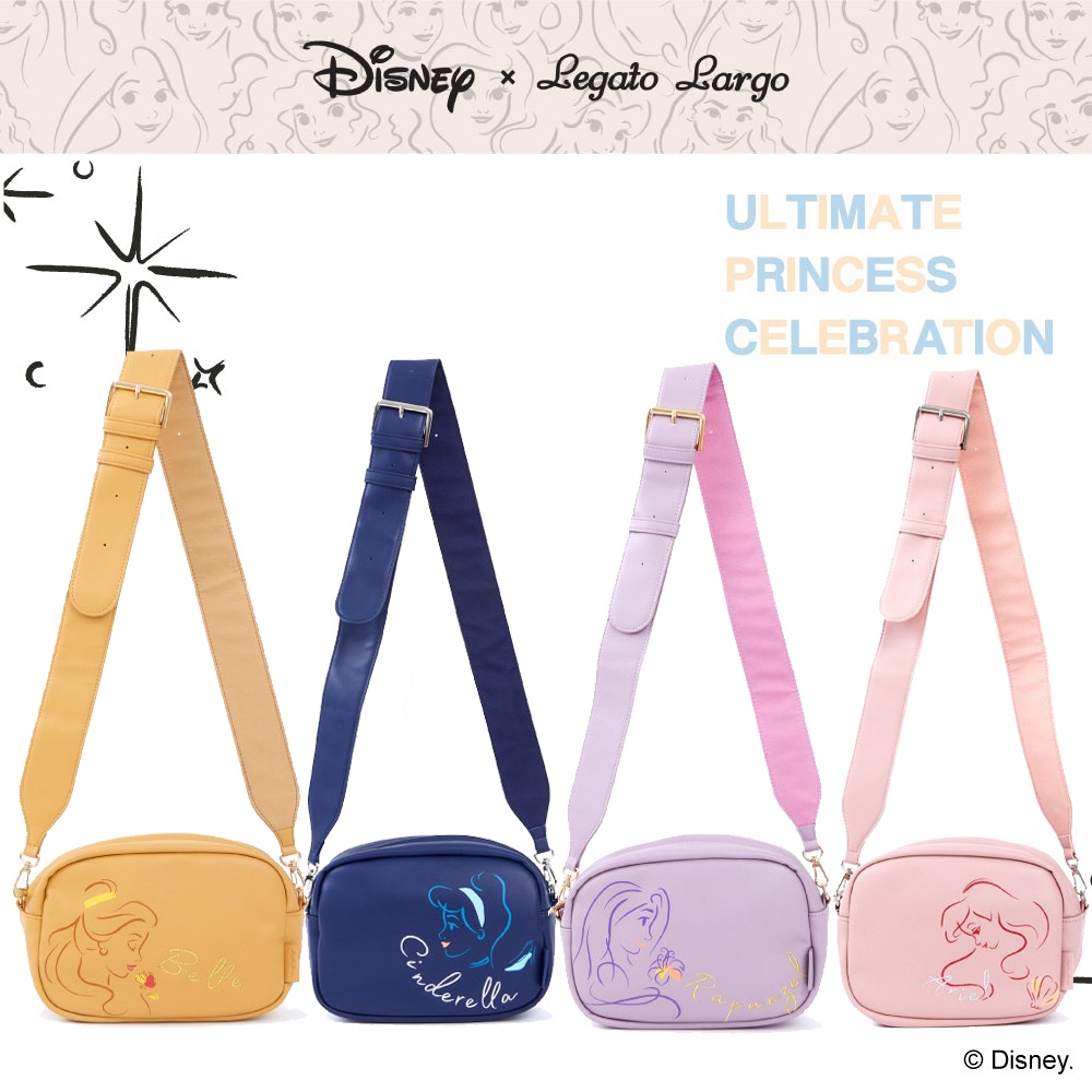 Disney x Legato Largo Mini Shoulder Bag | Princess Collection | Shopee ...