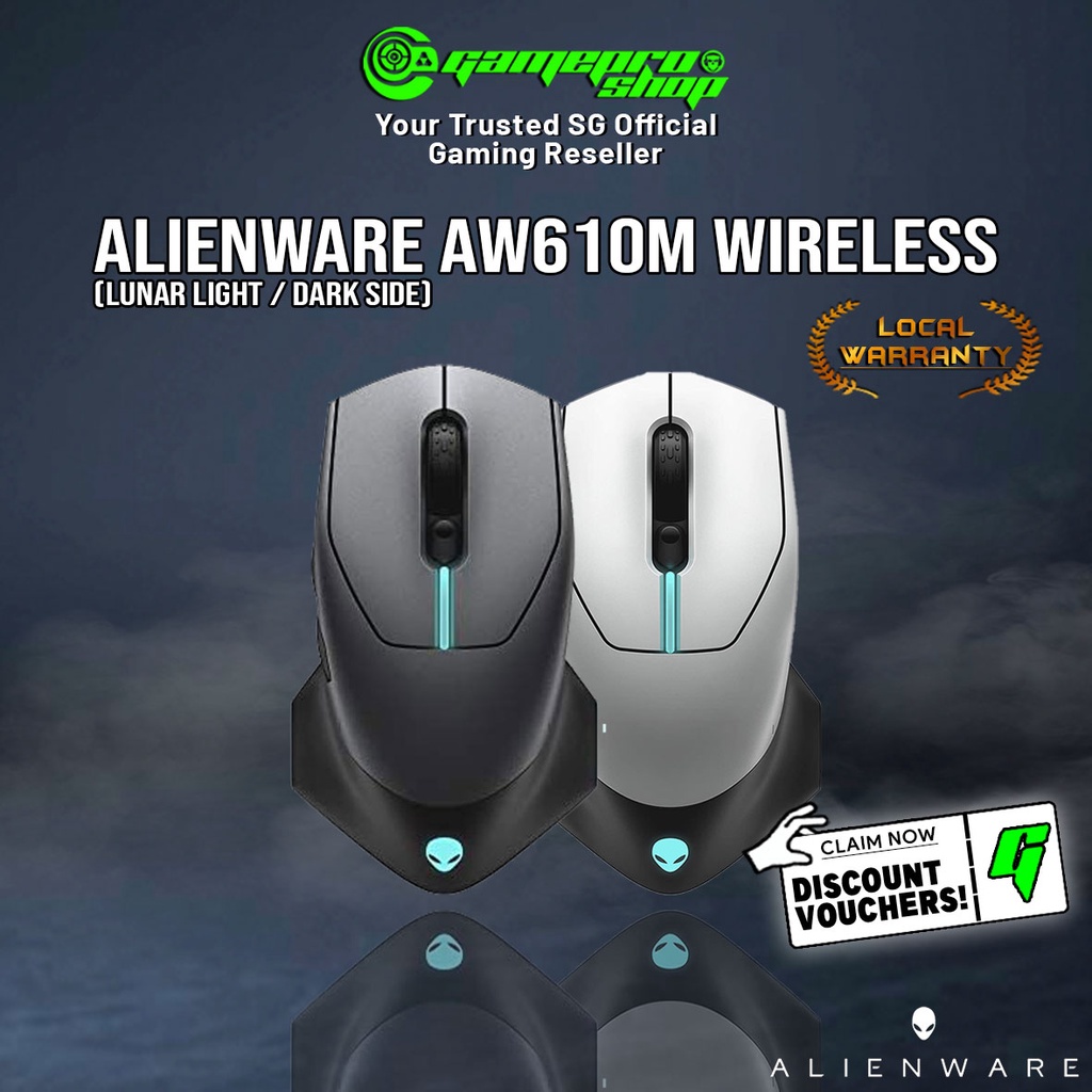 [Free Gift] Alienware Wired/Wireless AW610M RGB Gaming Mouse Available ...