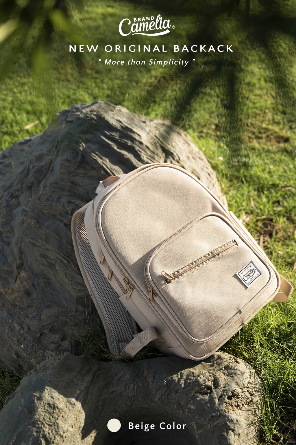 CAMELIA BRAND New Original Backpack Unisex Canvas Laptop School Work ...