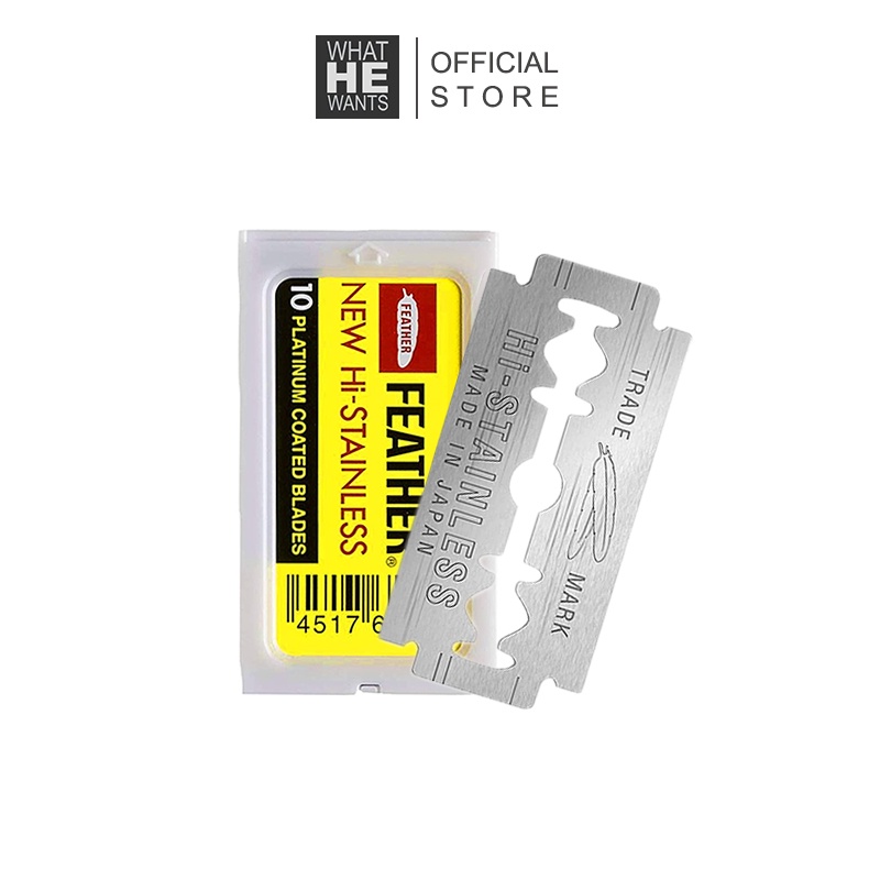 Feather New Hi-Stainless Double Edge Blades (1packs of 10 blades ...