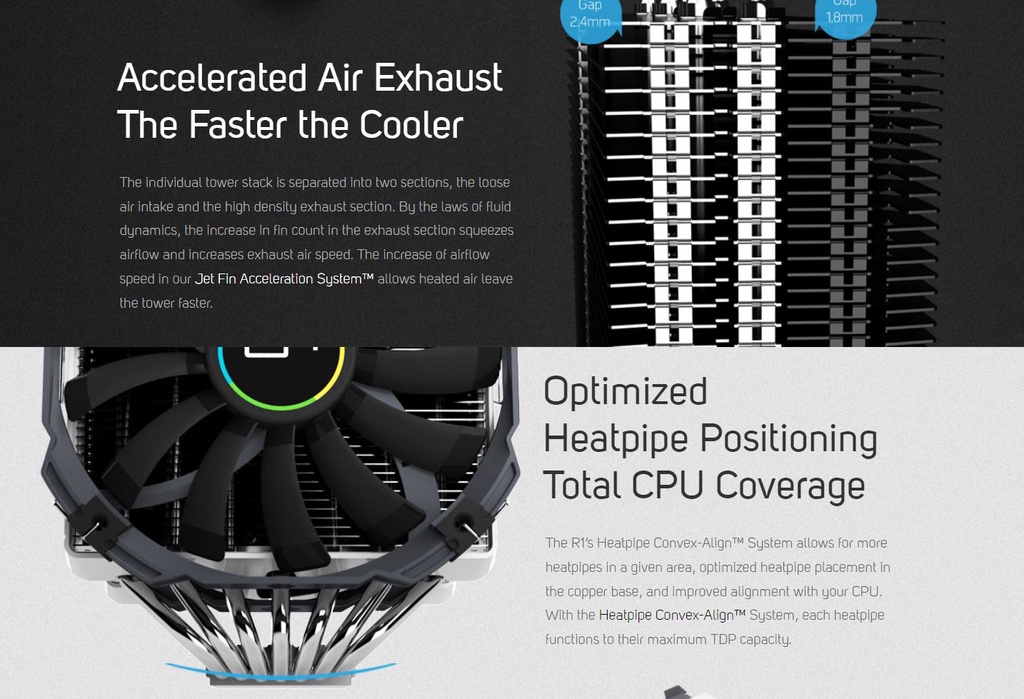 CRYORIG R1 Universal Dual Tower CPU AIR COOLER heatsink (3 YEARS ...