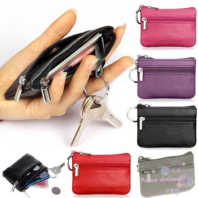 FD PU Leather Coin Purses Women's Small Change Money Bags Pocket ...