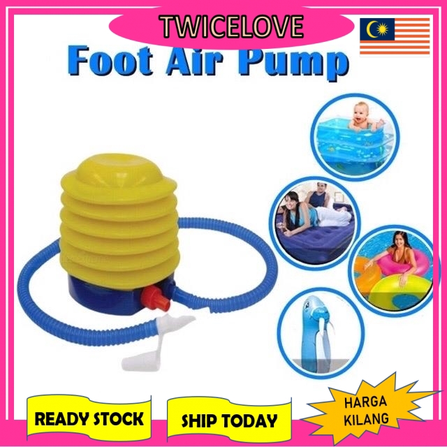 TWICELOVE Inflatable Swimming Pool Bed Balloon Or Foot Air Pump | Pam ...