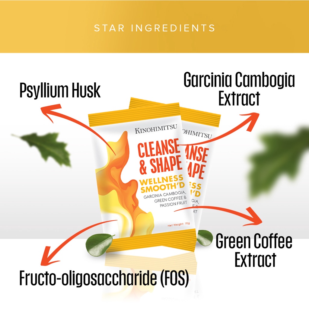 Kinohimitsu Wellness Smooth'D Cleanse & Shape Detox Supplement Sachet ...