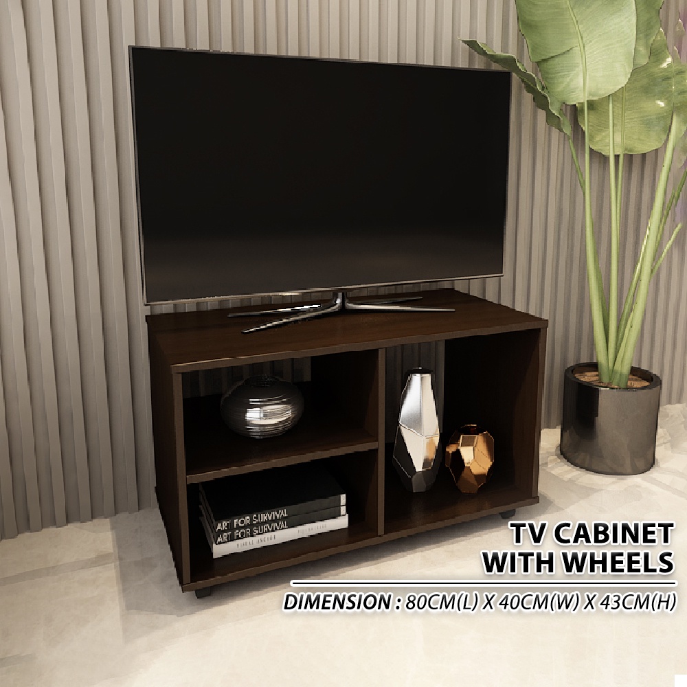 FB HP062 TV Console TV Cabinet Rak TV With Caster With Wheels For ...