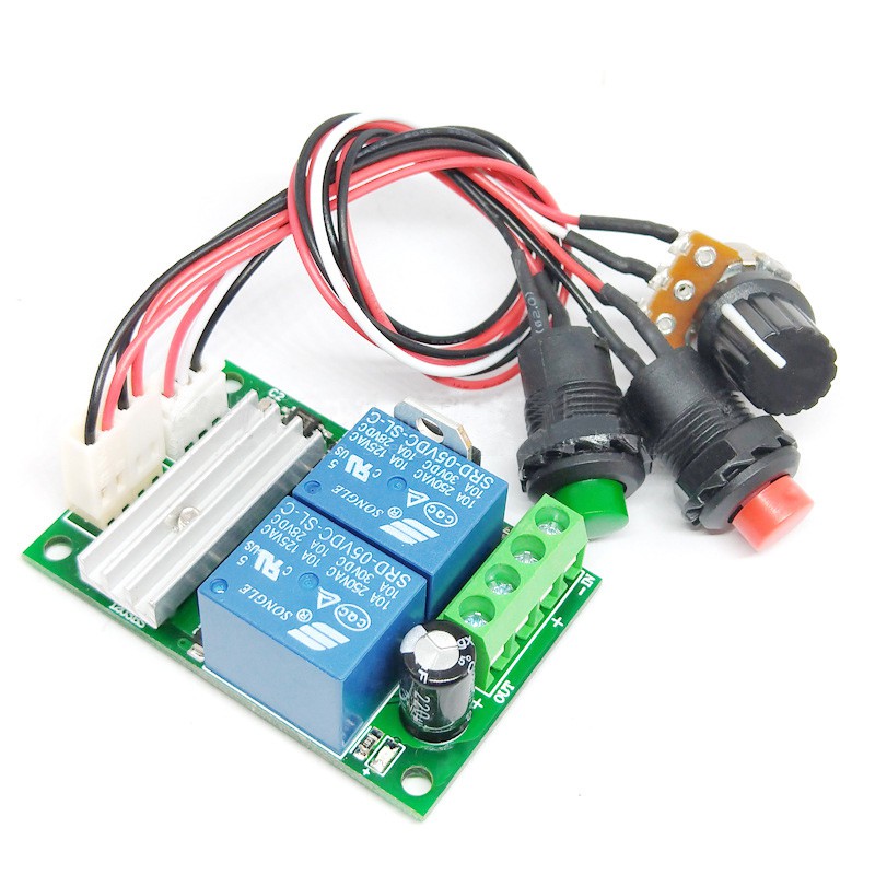 (PWM) regulator, with reversible switch electric push rod motor speed regulator 6V-24V 3A DC ...