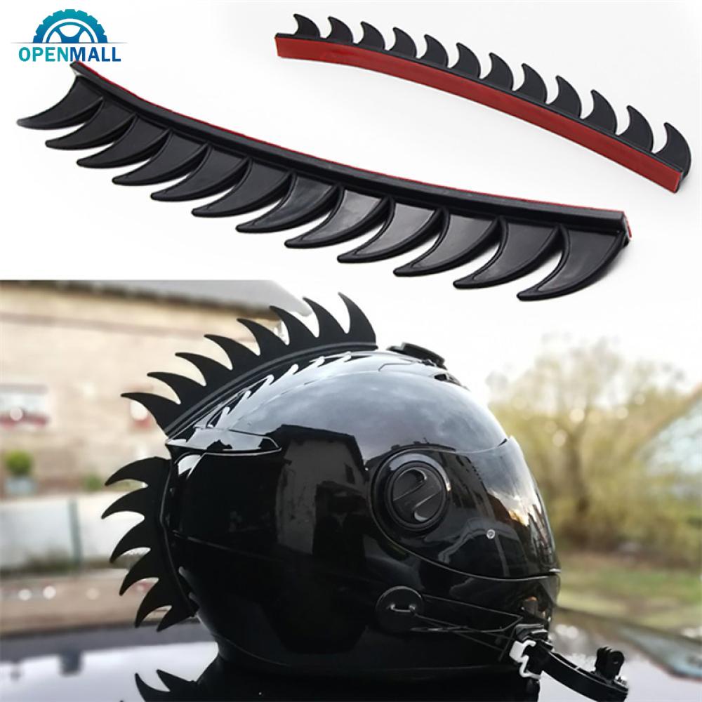OPENMALL Reflective Motocross Mohawk Biker Helmet Spikes Cockscomb ...