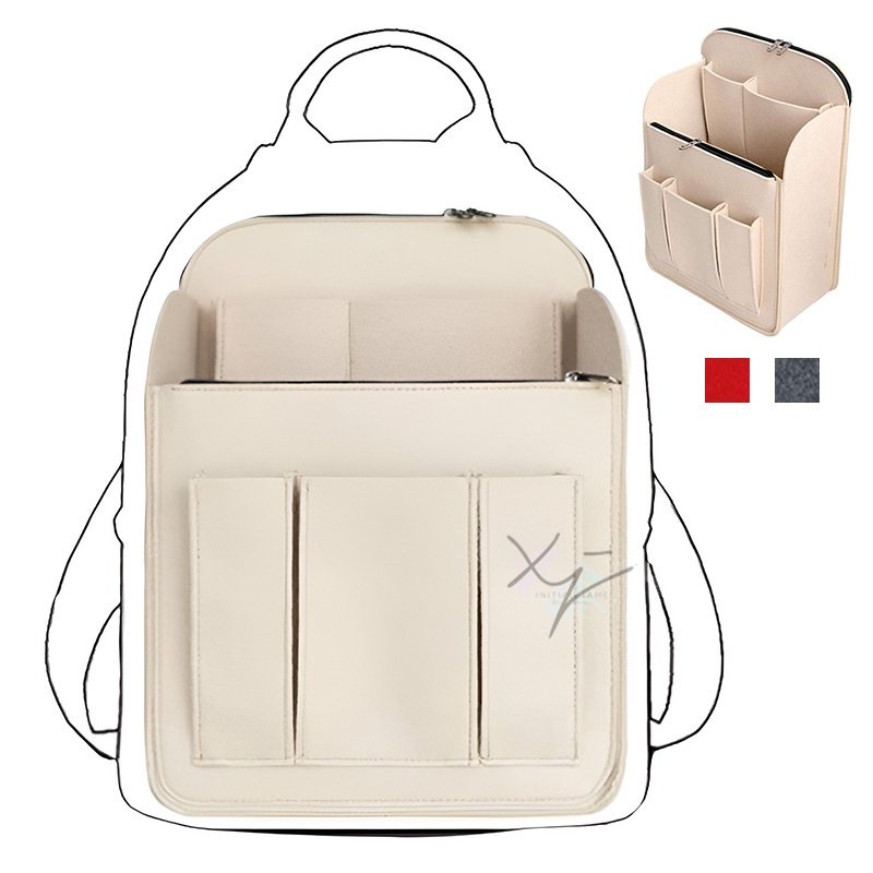 Felt Insert Bag Organizers for Traveling Backpack Large Capacity Make ...