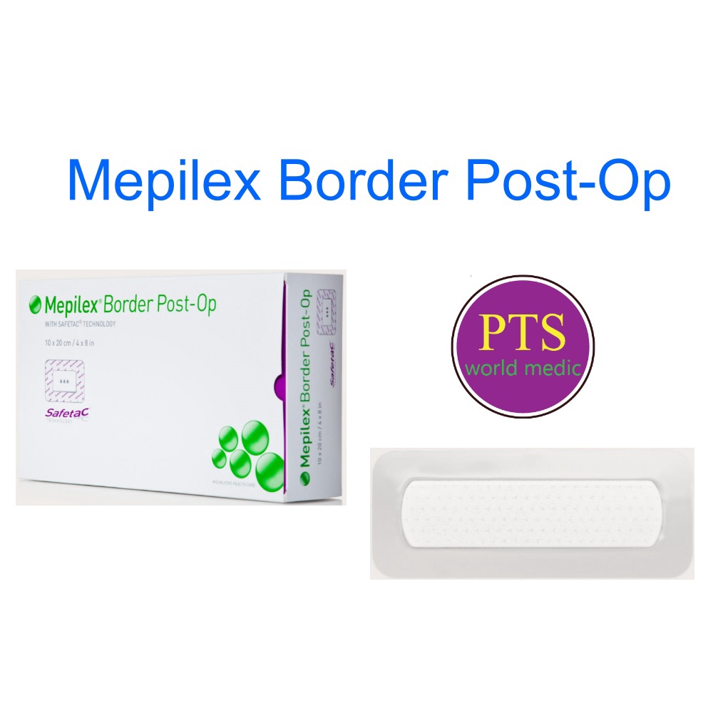 Mepilex Border Post-Op Non-Absorbing Wound Dressing Patch (1 Sheet ...