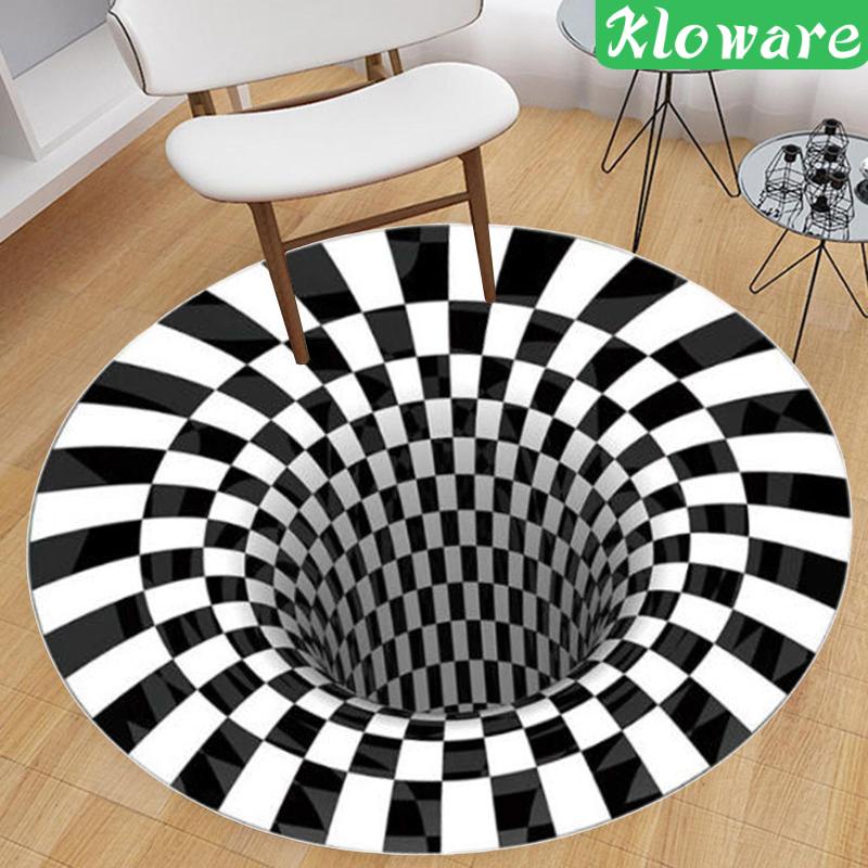 Optical Illusion Rug 3D Optical Illusions Rug Bedside Area Rug | Shopee ...