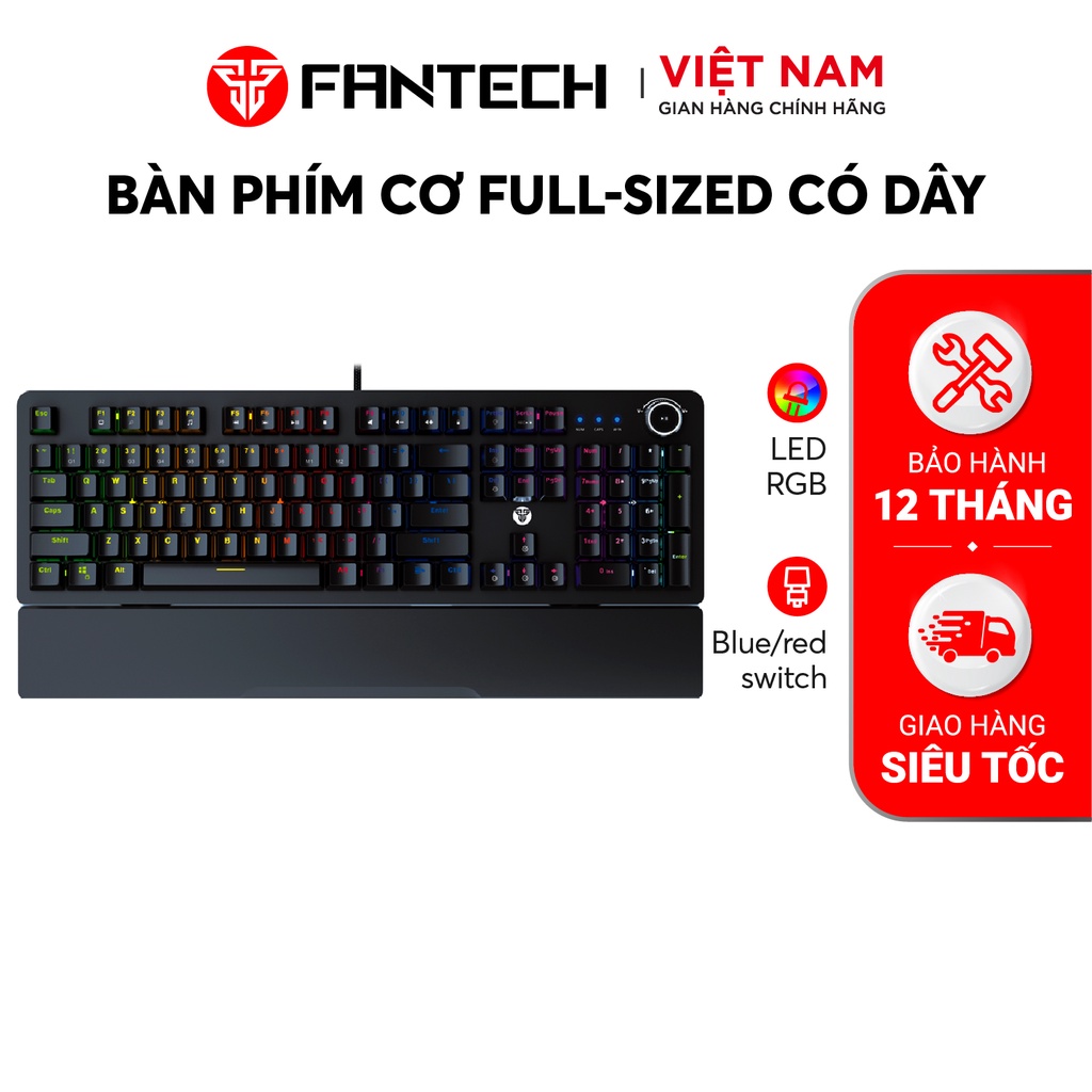 Fantech MK853 MAXPOWER Outemu BlueRed Switch Mechanical Keyboard ...