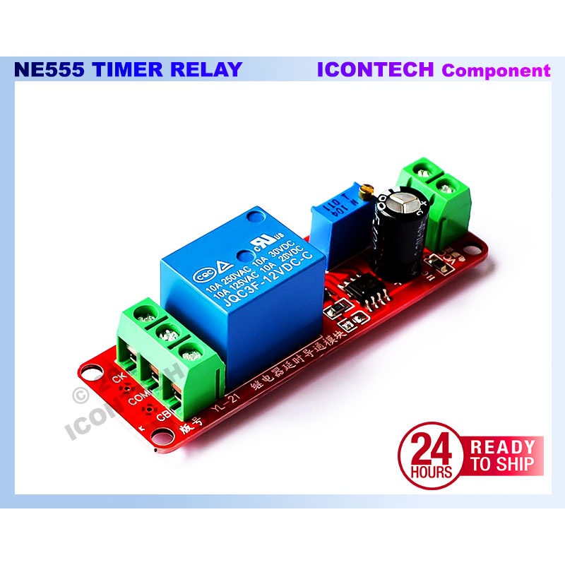 NE555 Relay Module 12V Relay | Shopee Singapore