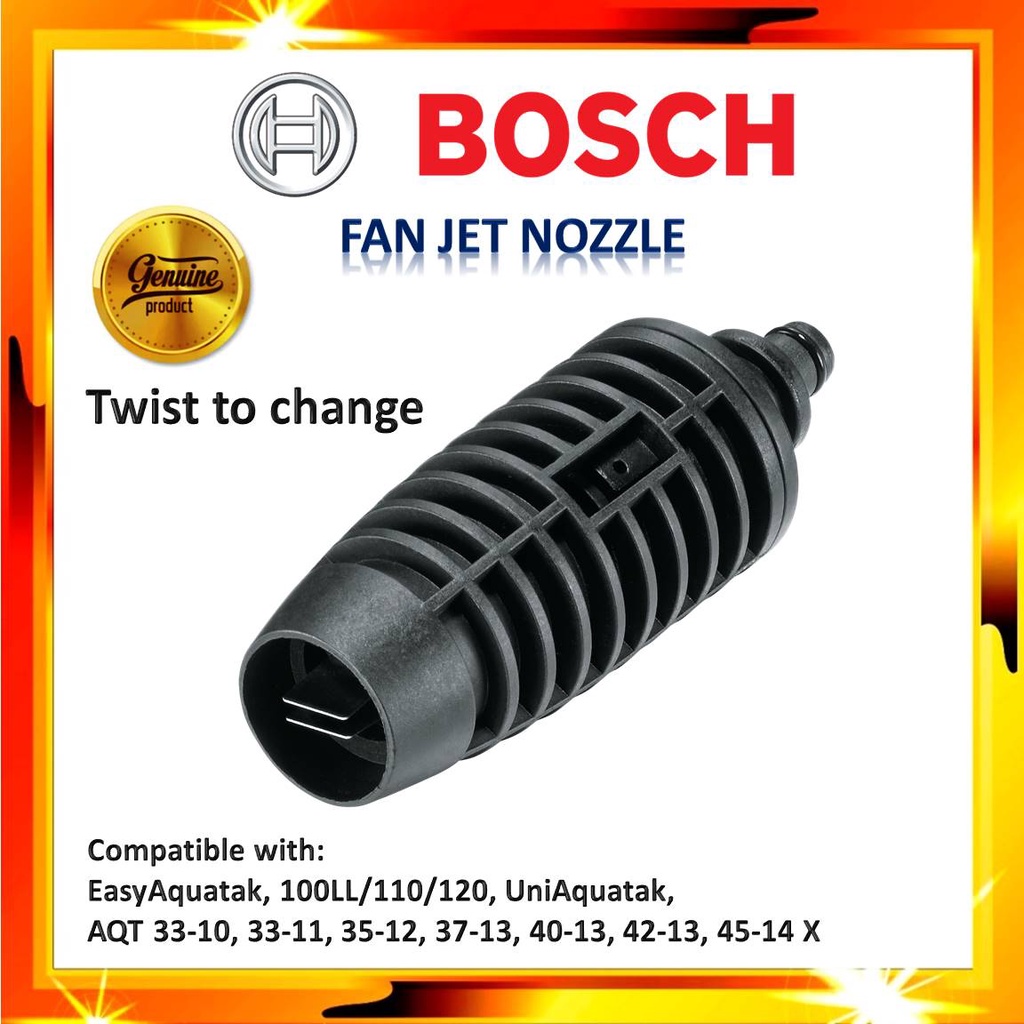 BOSCH Twist to change Variable Fan Jet Nozzle Part for High Pressure ...