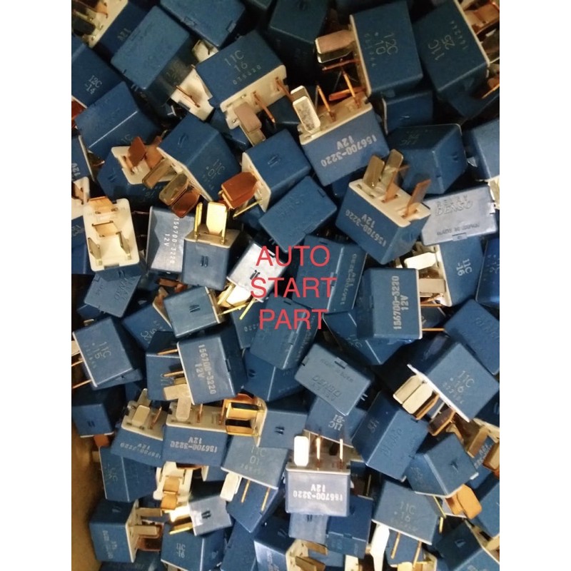 BLUE RELAY 12 VOLT FOOT 4 TOYOTA AVANZA / XENIA. (DENSO) | Shopee Singapore