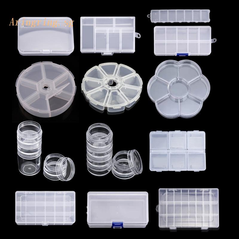 ARIN Jewelry Container Box Rectangular/Round Organizer Case with Lid ...