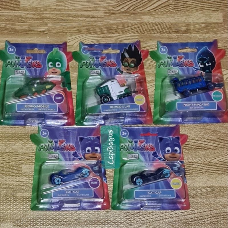 Diecast PjMasks Gekko Car Reptile Geko Night Ninja Bus PjMask Paint Car ...