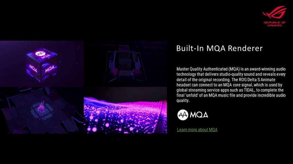 ROG Delta S Animate USB-C gaming headset AniMe Matrix™ AI Noise ...