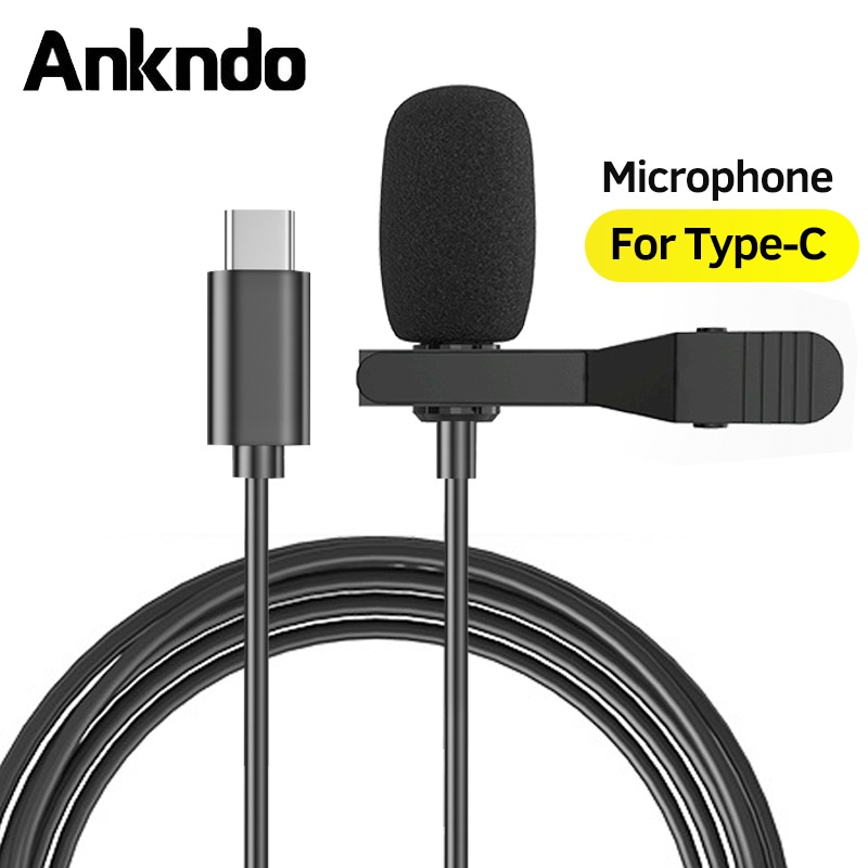 Professional Lavalier Microphone for Samsung S20 Ultra S10 S9 S8 Note10 ...