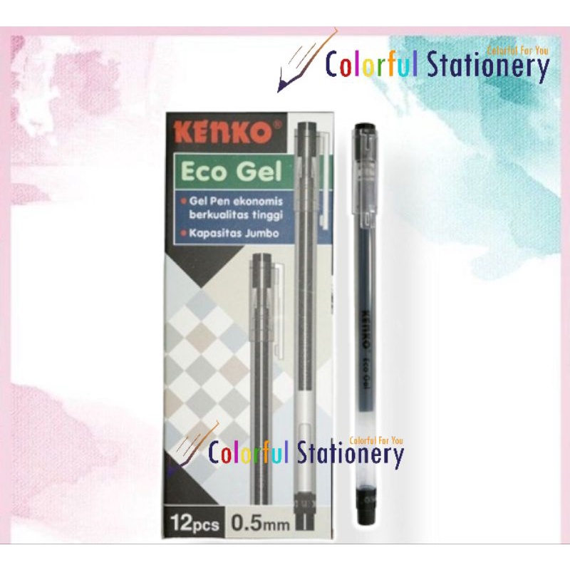 Kenko ECO Gell Pens / Ballpoint Pens (12 Pcs) | Shopee Singapore