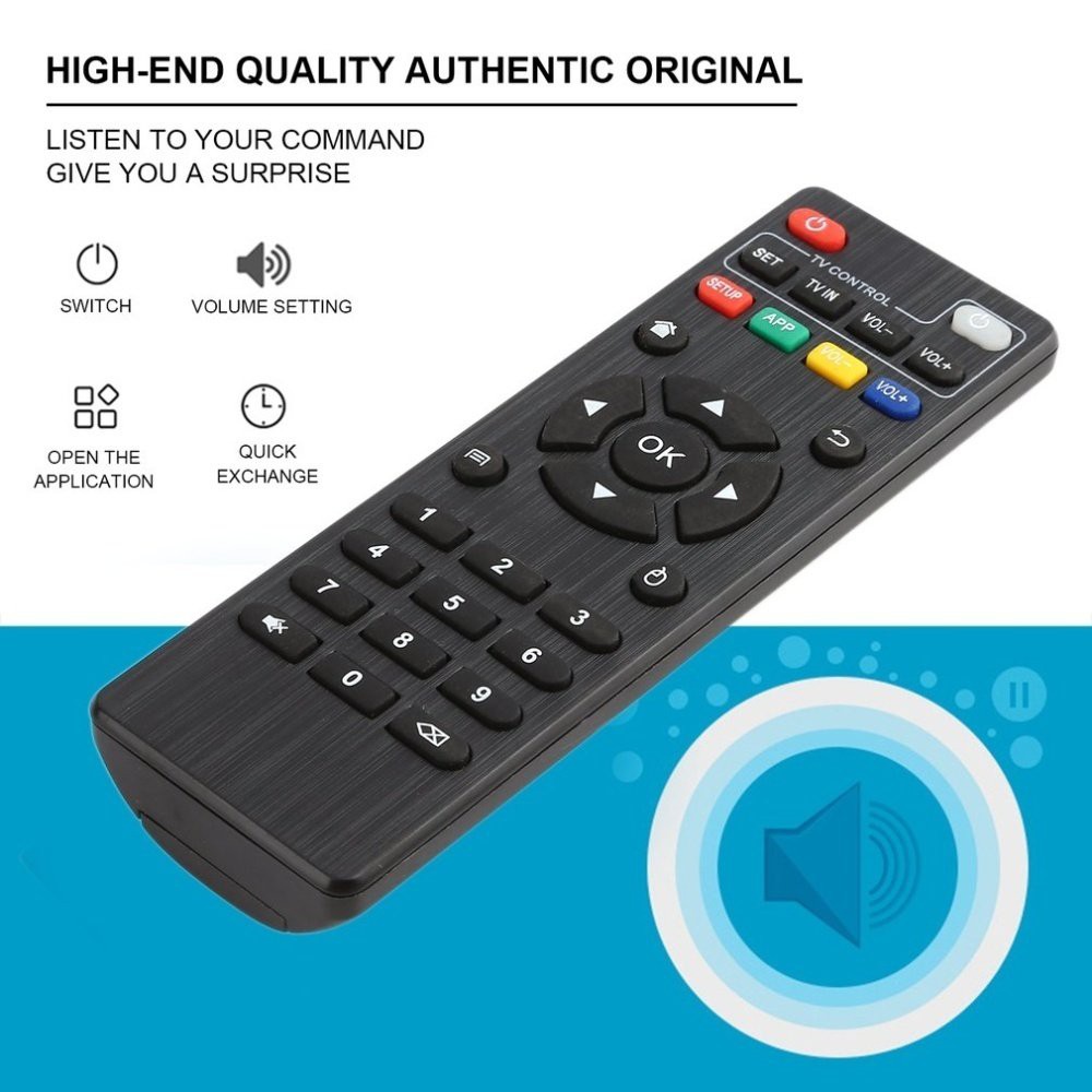IR Remote Control for Android TV Box MXQ Replacement Controller ...