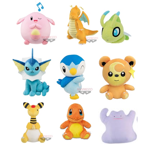 MANY BIG Pokemon Plushy Soft Toy Charmander Dragonite Psyduck Chansey ...