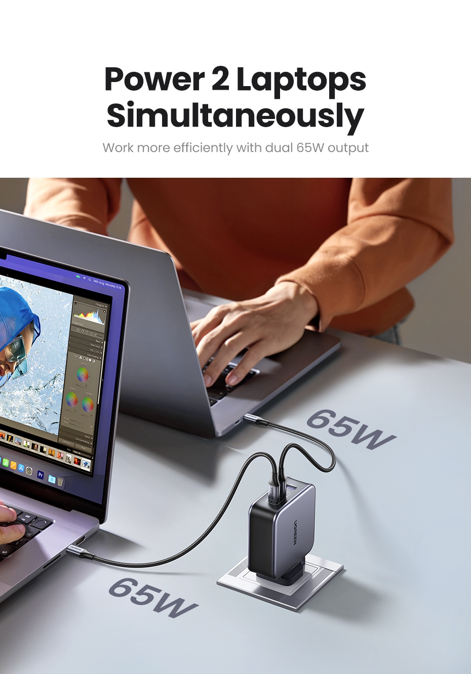 UGREEN 140W GaN Charger USB Fast Charger for Tablet Fast Charging USB C ...