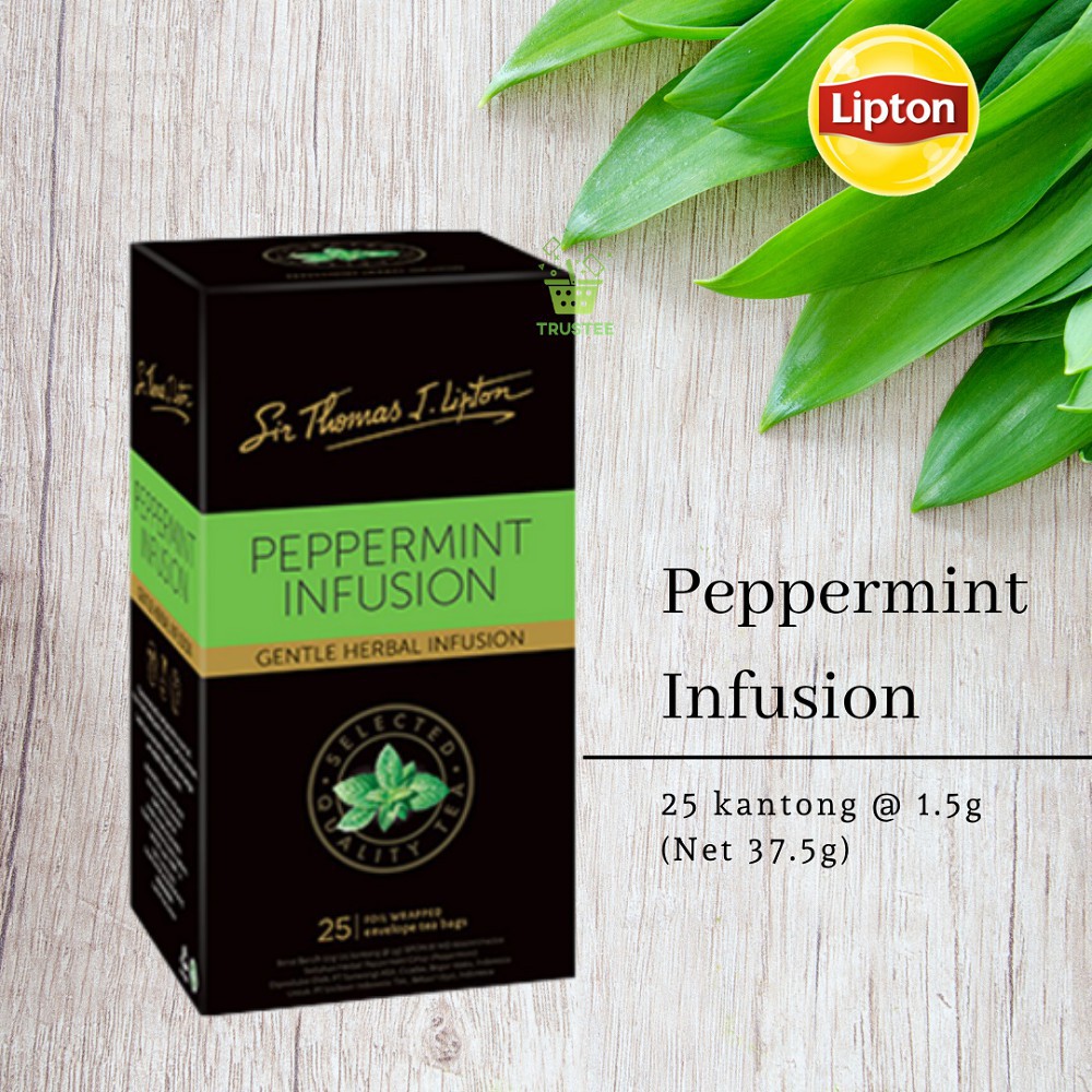 Sir Thomas J.Lipton Peppermint Infusion Lipton Peppermint Tea/ | Shopee ...