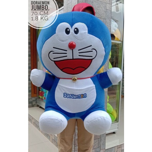 Doraemon Doll JUMBO SUPER Smooth Material SNI/DORAEMON Doll SNI FULL ...