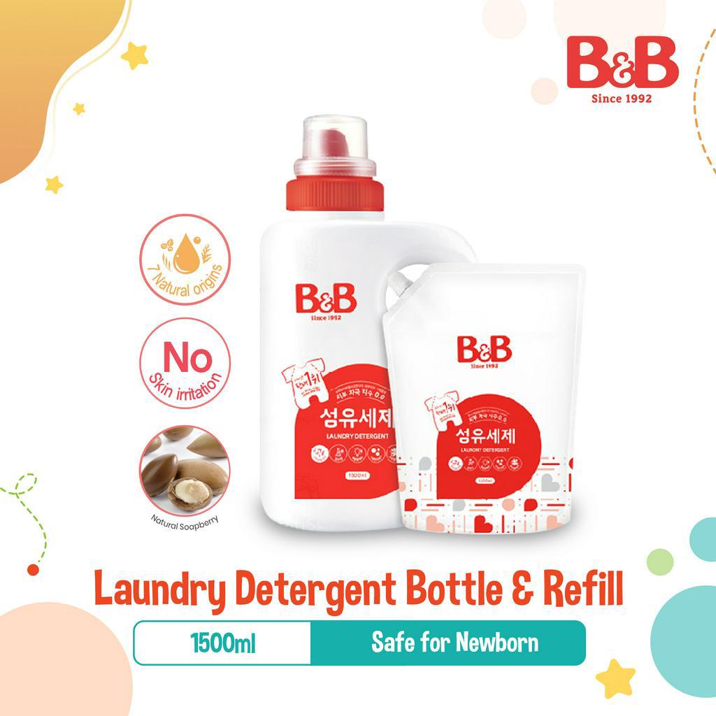 B&B Skin Protection Laundry Detergent, 1500ml Bottle or Refill | Shopee ...