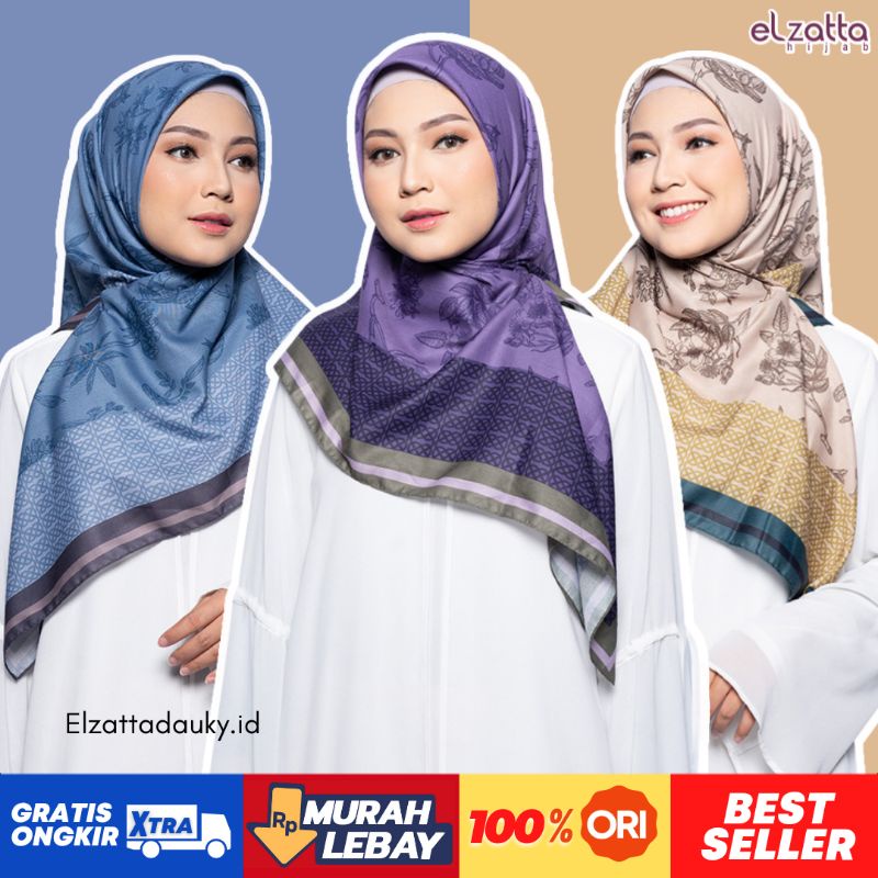 Elzatta HIJAB SEGI Four MOTIF KAILA TIRA Holiday ELZATTA HIJAB ELZATTA ...