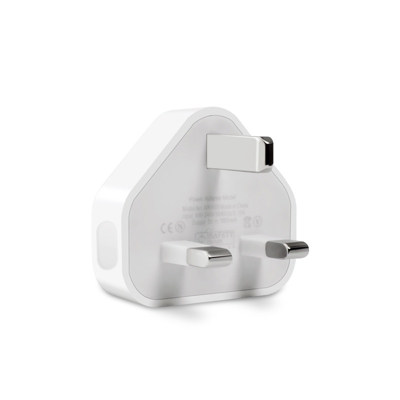 UK Plug 3 Pin Regulatory 5V 1A Universal Travel Charging Head British ...